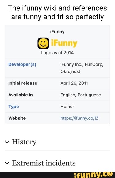 The ifunny wiki and references are funny and fit so perfectly iFunny ...