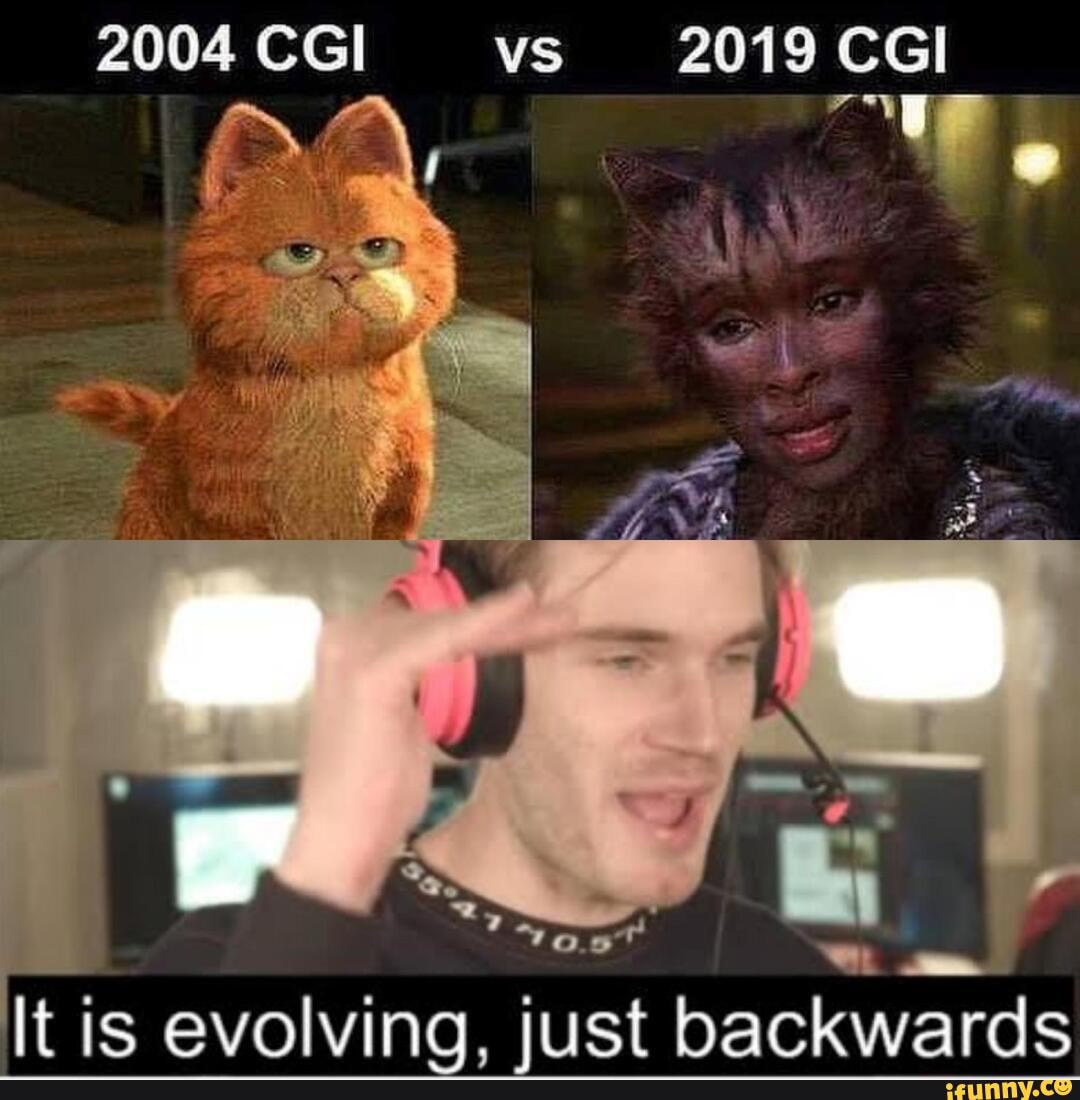 2004 CGI vs 2019 CGI ti is evolving, just backwards - iFunny