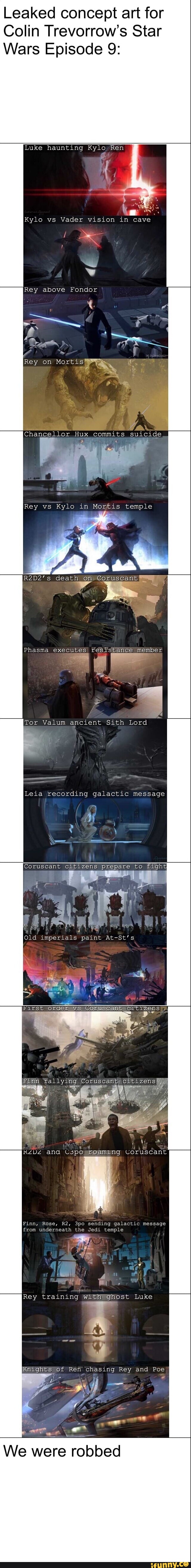 Leaked concept art for Colin Trevorrow's Star Wars Episode 9: Luke ...