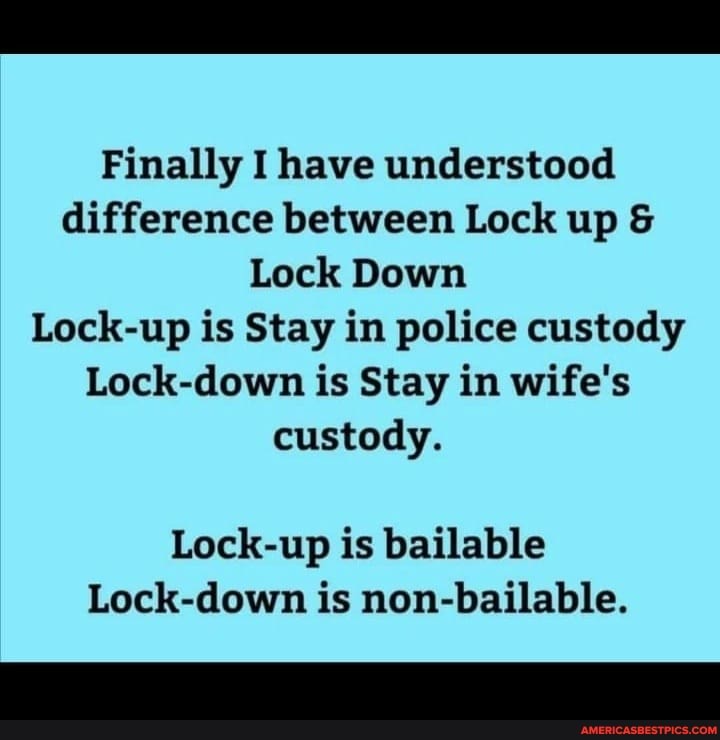 Finally I have understood difference between Lock up & Lock Down Lock ...