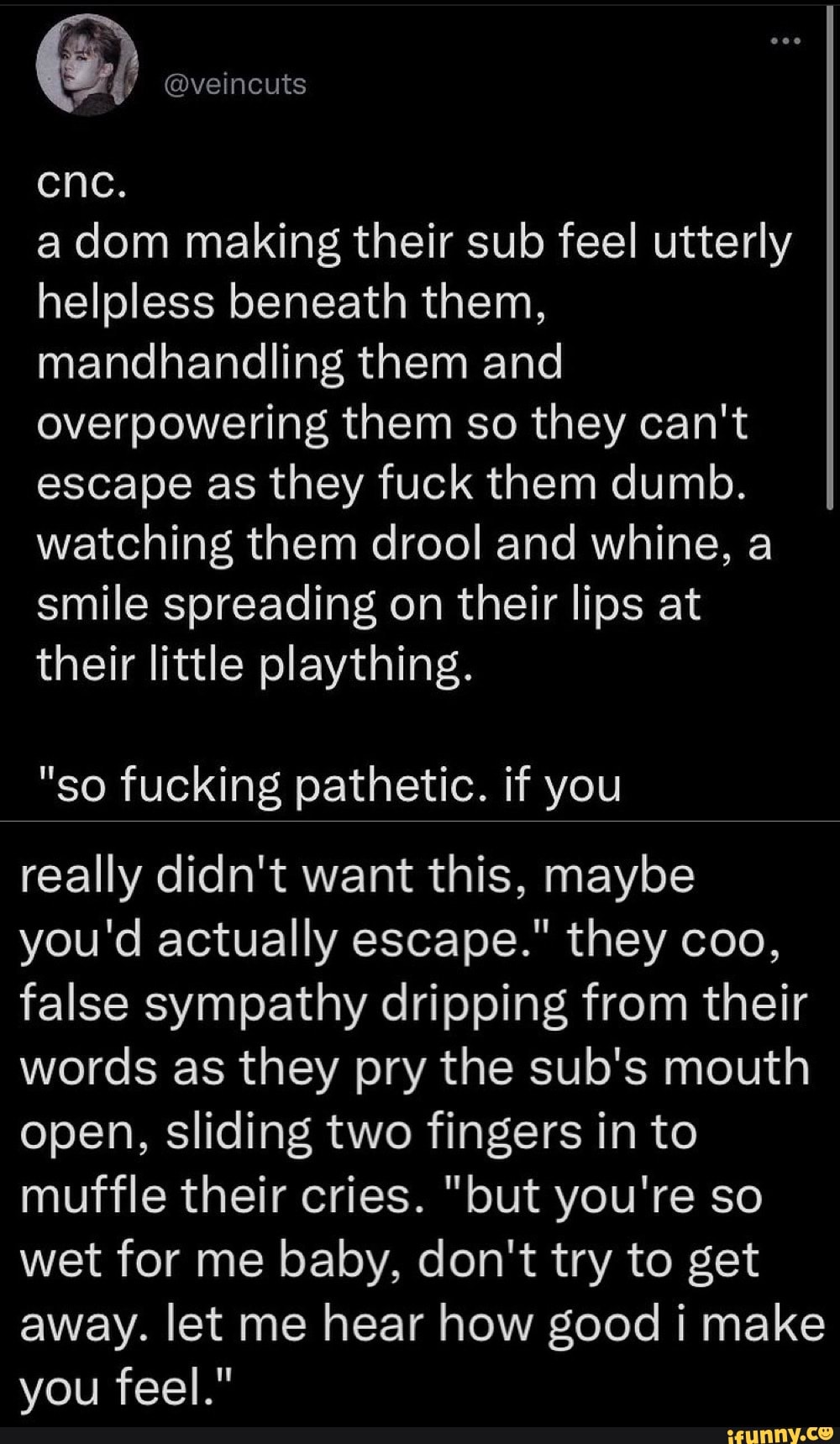 Cnc A Dom Making Their Sub Feel Utterly Helpless Beneath Them Mandhandling Them And