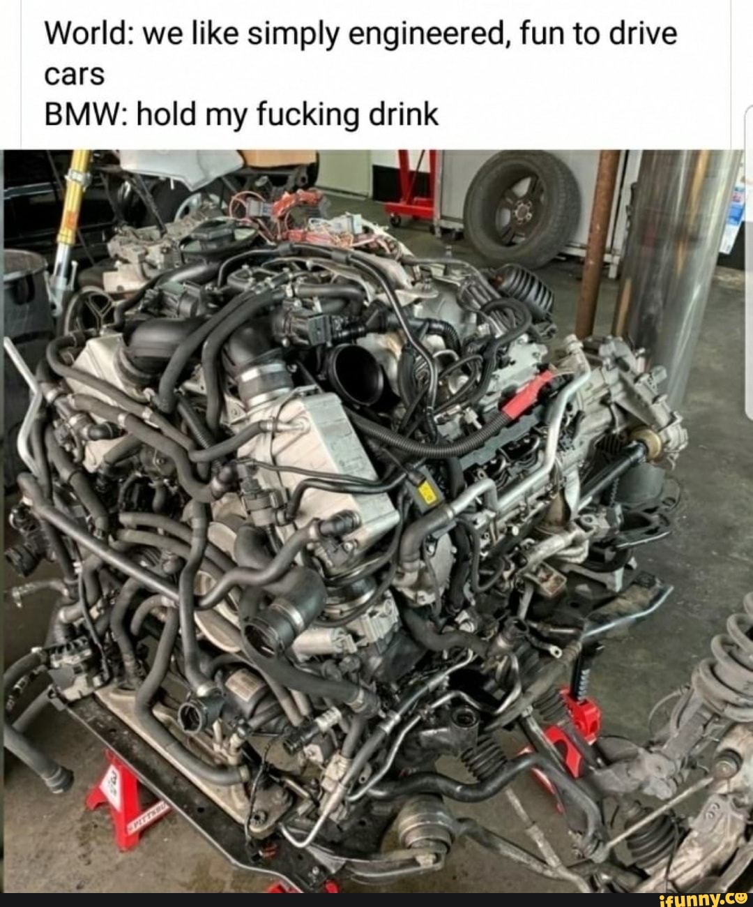 World: we like simply engineered, fun to drive cars BMW: hold my ...