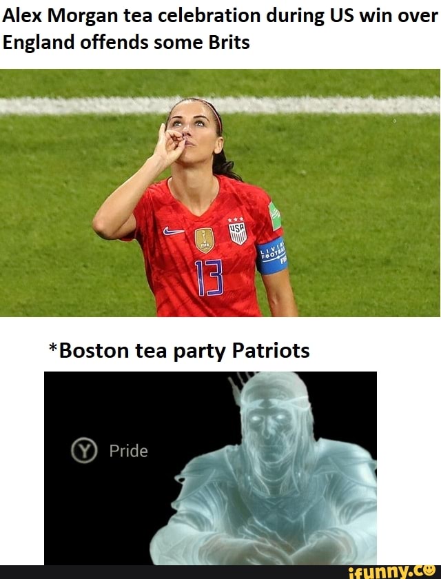 Alex Morgan tea celebration during US win over England offends some ...