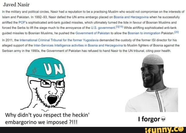 Javed Nasir In the military and poitical circles, Nasir had reputation ...