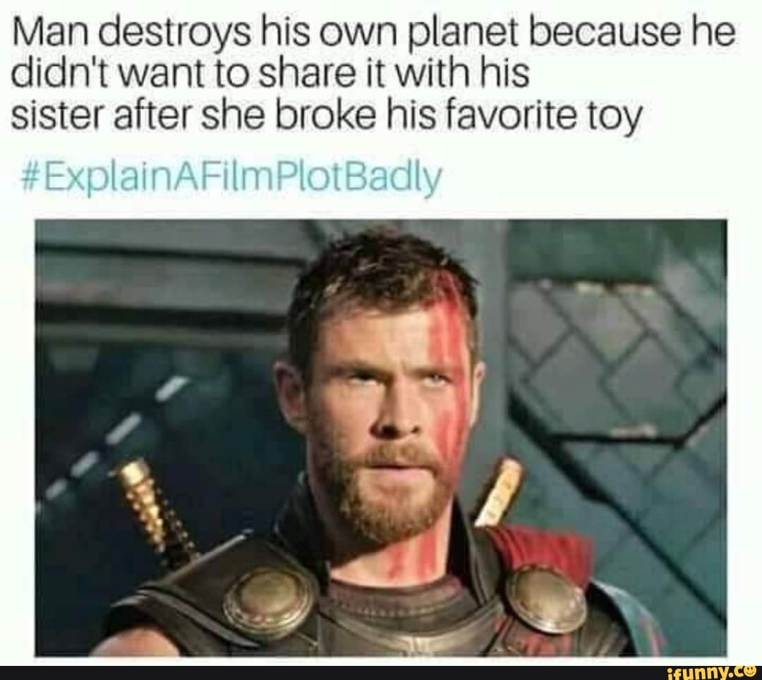 Man destroys his own planet because he didn't want to share it with his ...