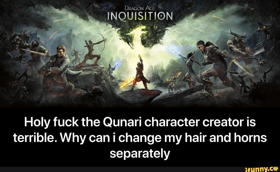 Qunari memes. Best Collection of funny Qunari pictures on iFunny