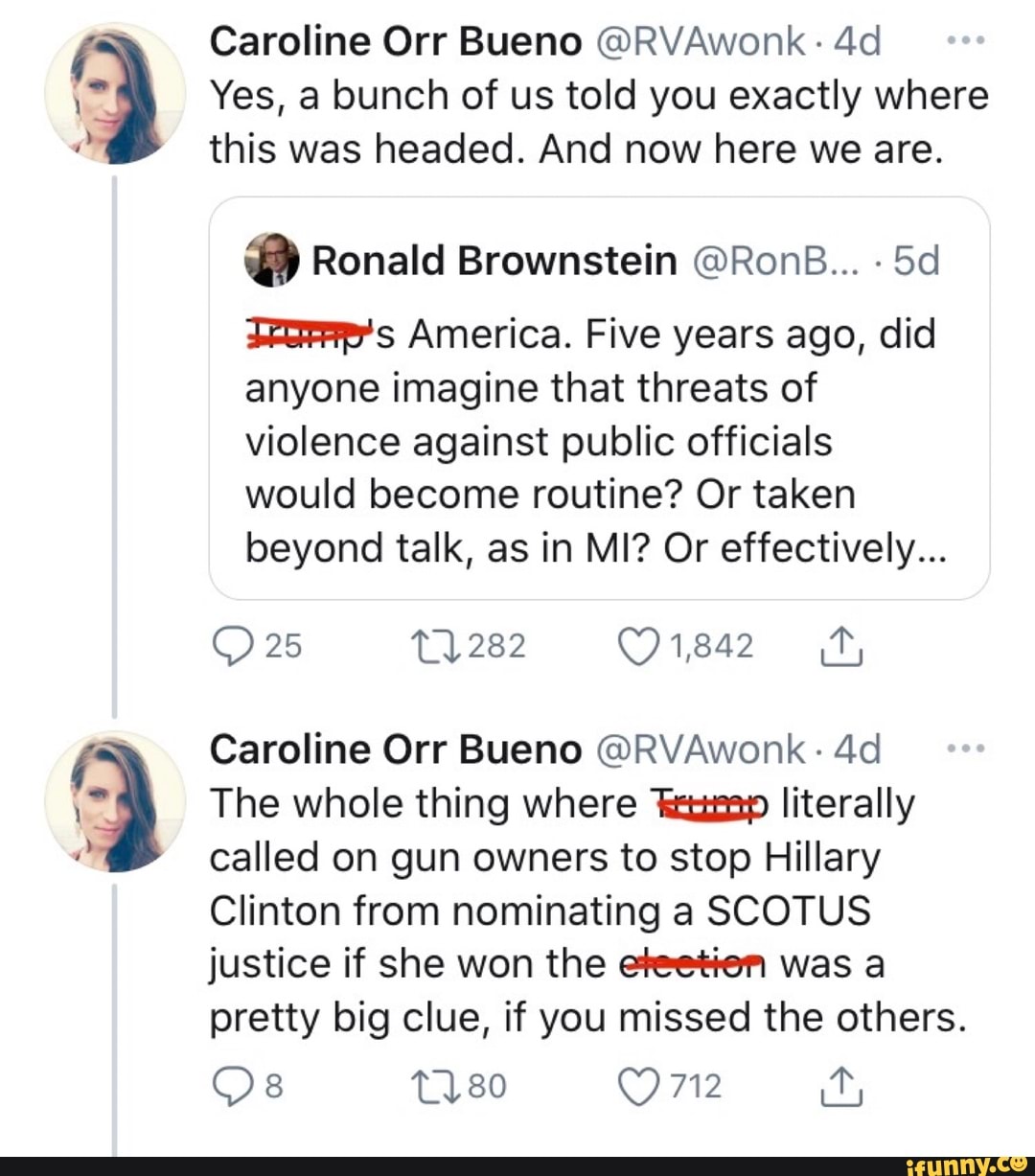 Caroline Orr Bueno @RVAwonk - Yes, a bunch of us told you exactly where ...