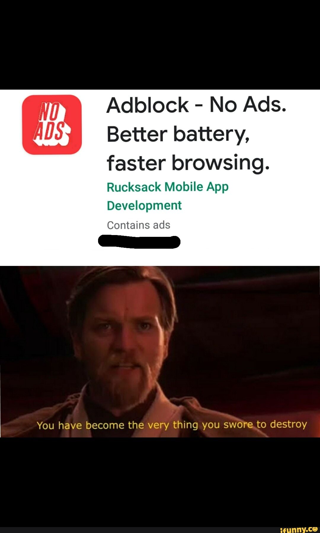 Adblock No Ads. Better battery, faster browsing. Rucksack Mobile App ...