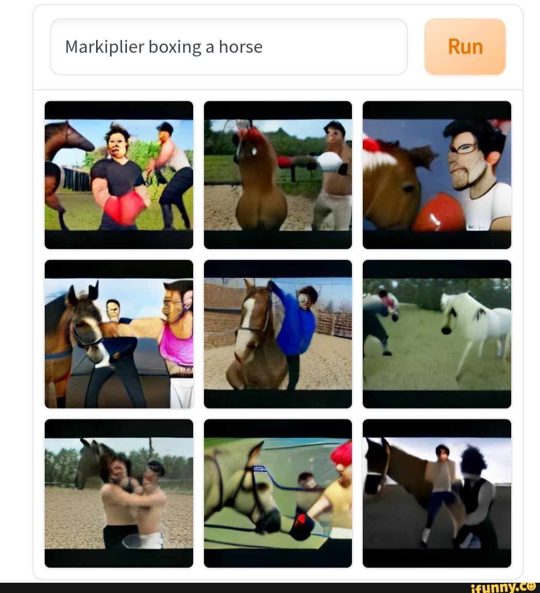 Markiplier boxing a horse Run - iFunny