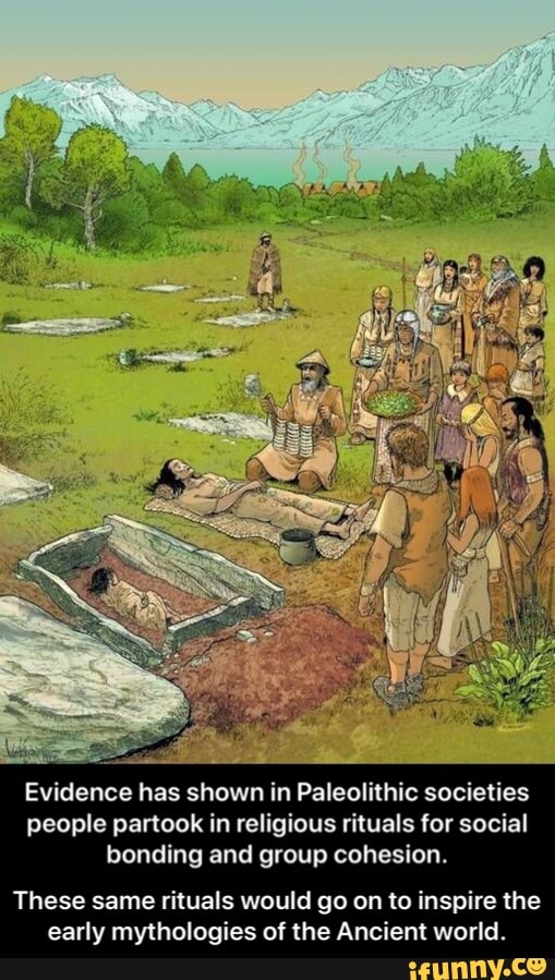 Evidence has shown in Paleolithic societies people partook in religious ...