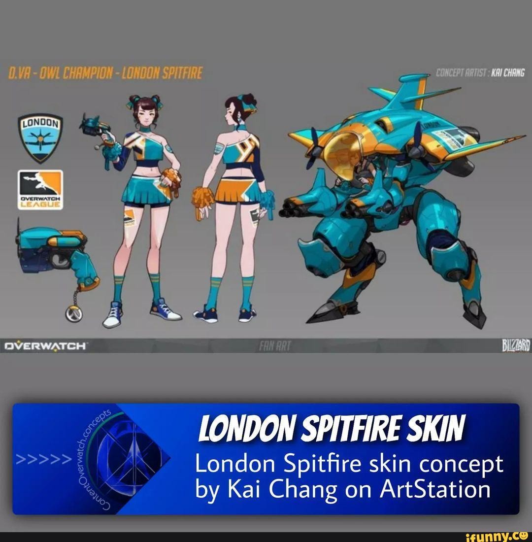 _CONCEPT ARTIST: LONDON SPITFIRE SKIN London Spitfire skin concept by ...
