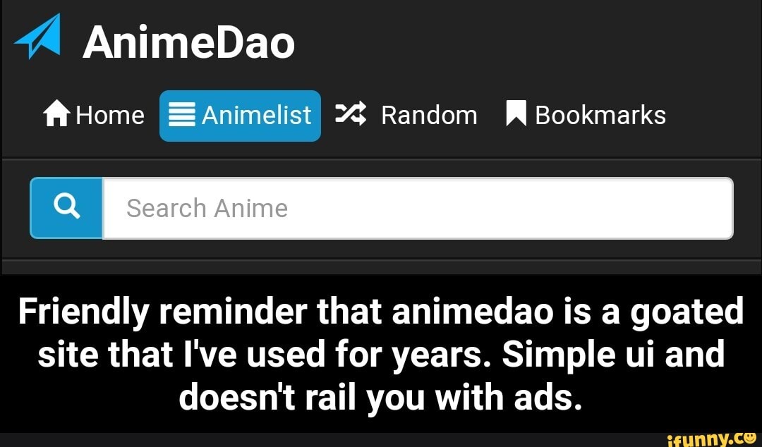 Animedao memes. Best Collection of funny Animedao pictures on iFunny