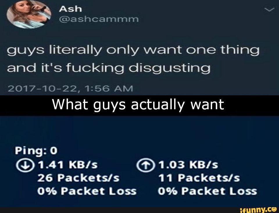 Guys literally only want one thing and it's fucking disgusting 2017-10 ...