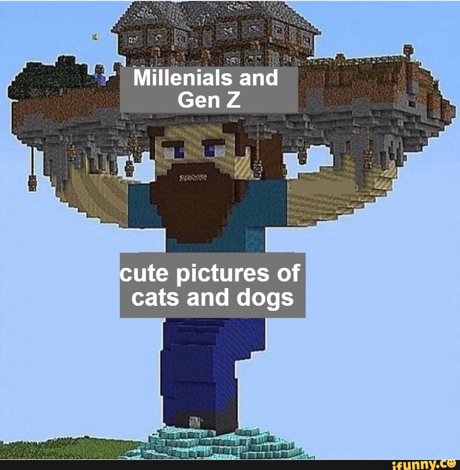 Millenials and Gen Z cute pictures of cats and dogs - iFunny