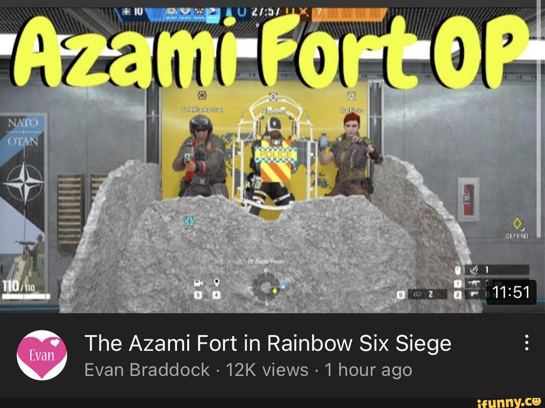 The Azami Fort in Rainbow Six Siege Evan Braddock views - 1 hour ago ...