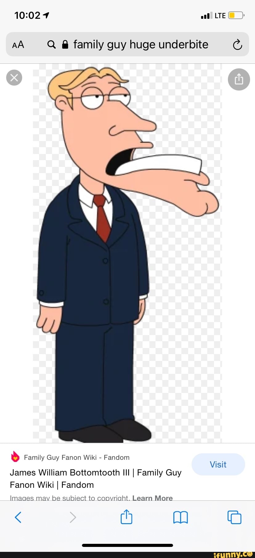 LTE AA Q family guy huge underbite Family Guy Fanon Wiki - Fandom Visit ...