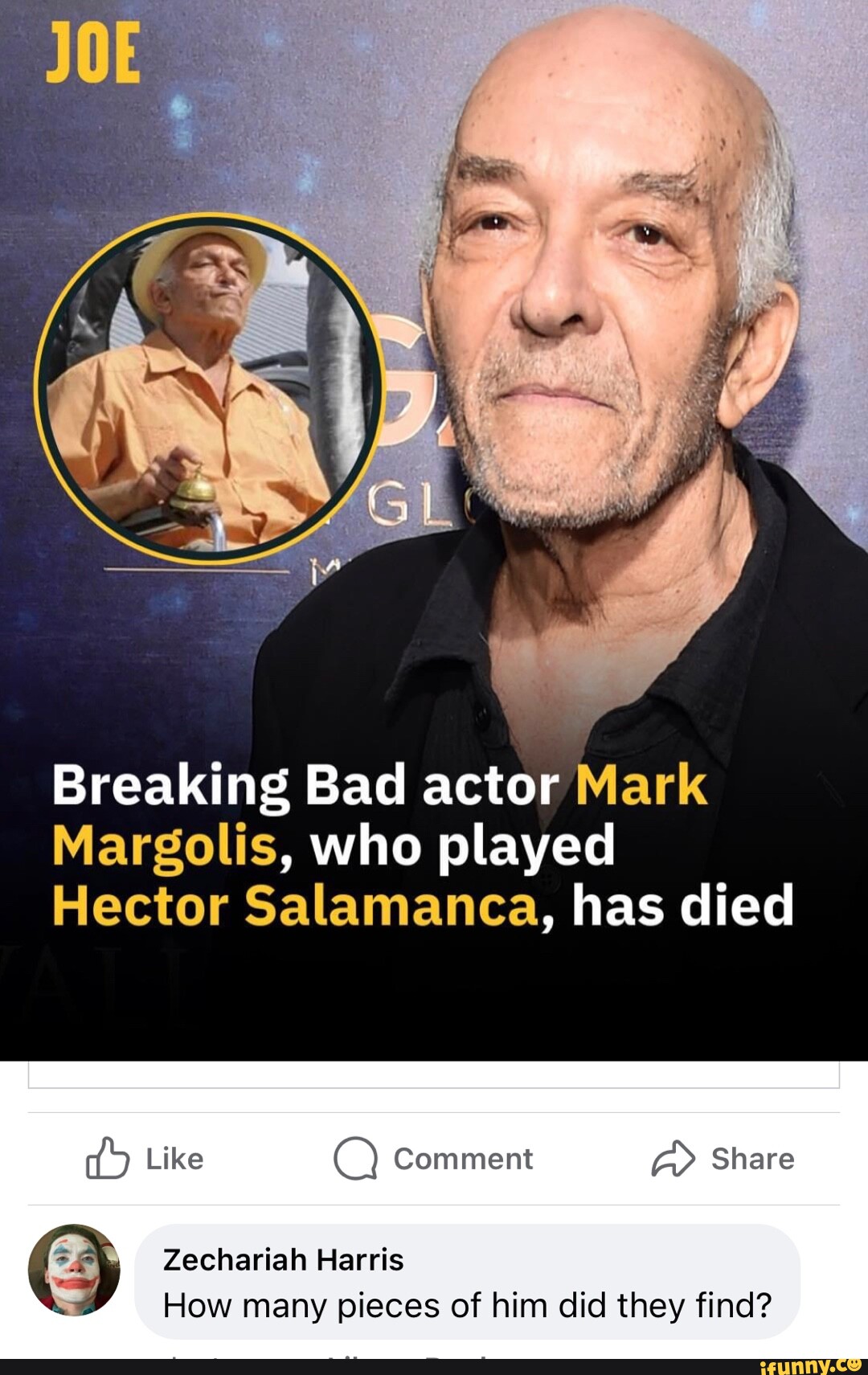 Breaking Bad actor Mark Margolis, who played Hector Salamanca, has died ...