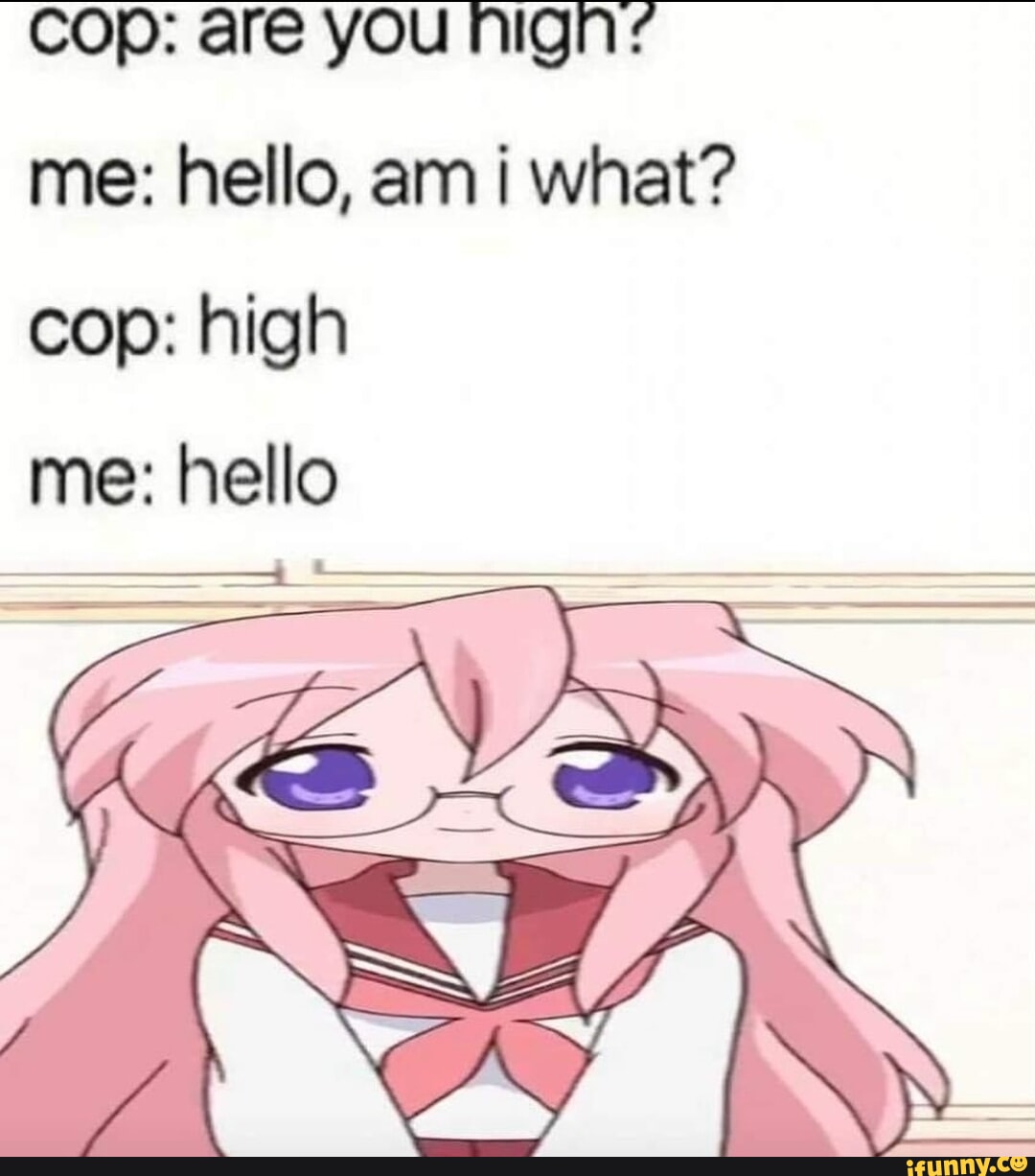 Cop: are you me: hello, am what? cop: high me: hello - iFunny