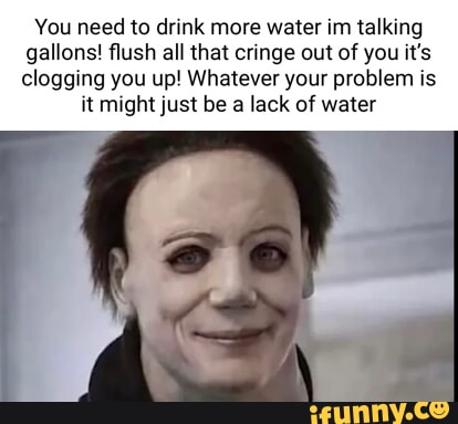 You need to drink more water inn talking gallons! flush all that cringe ...