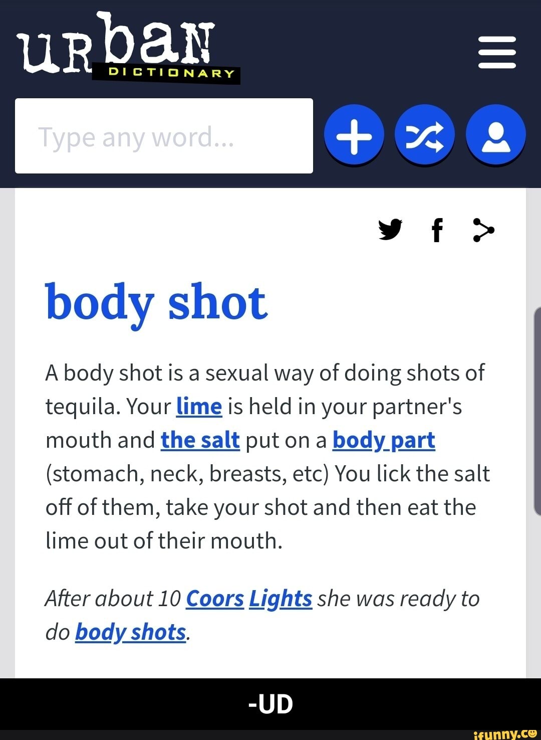 Body Shot Tequila