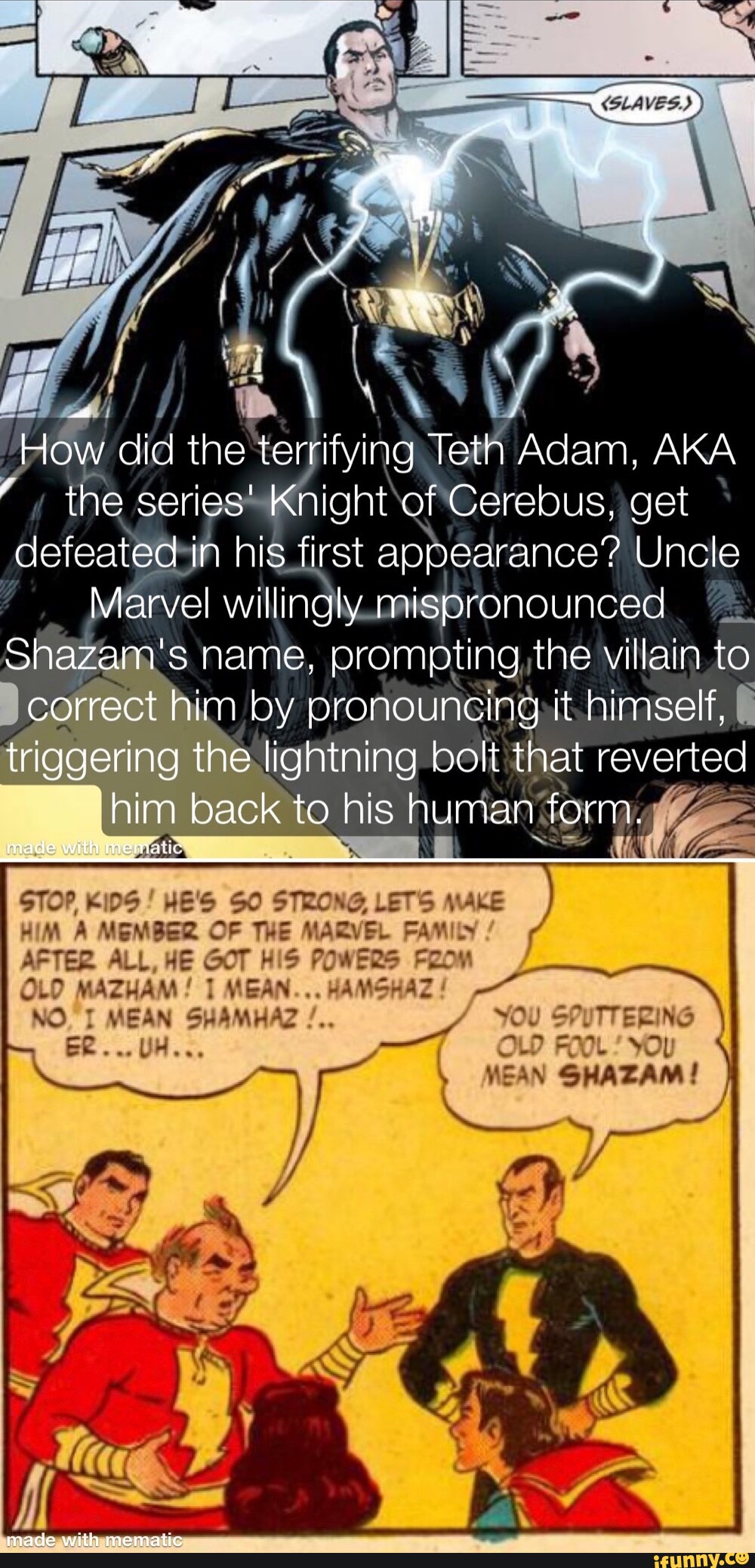 How did the terrifying Tet Adam, AKA the series' Knight of Cerebus, get ...
