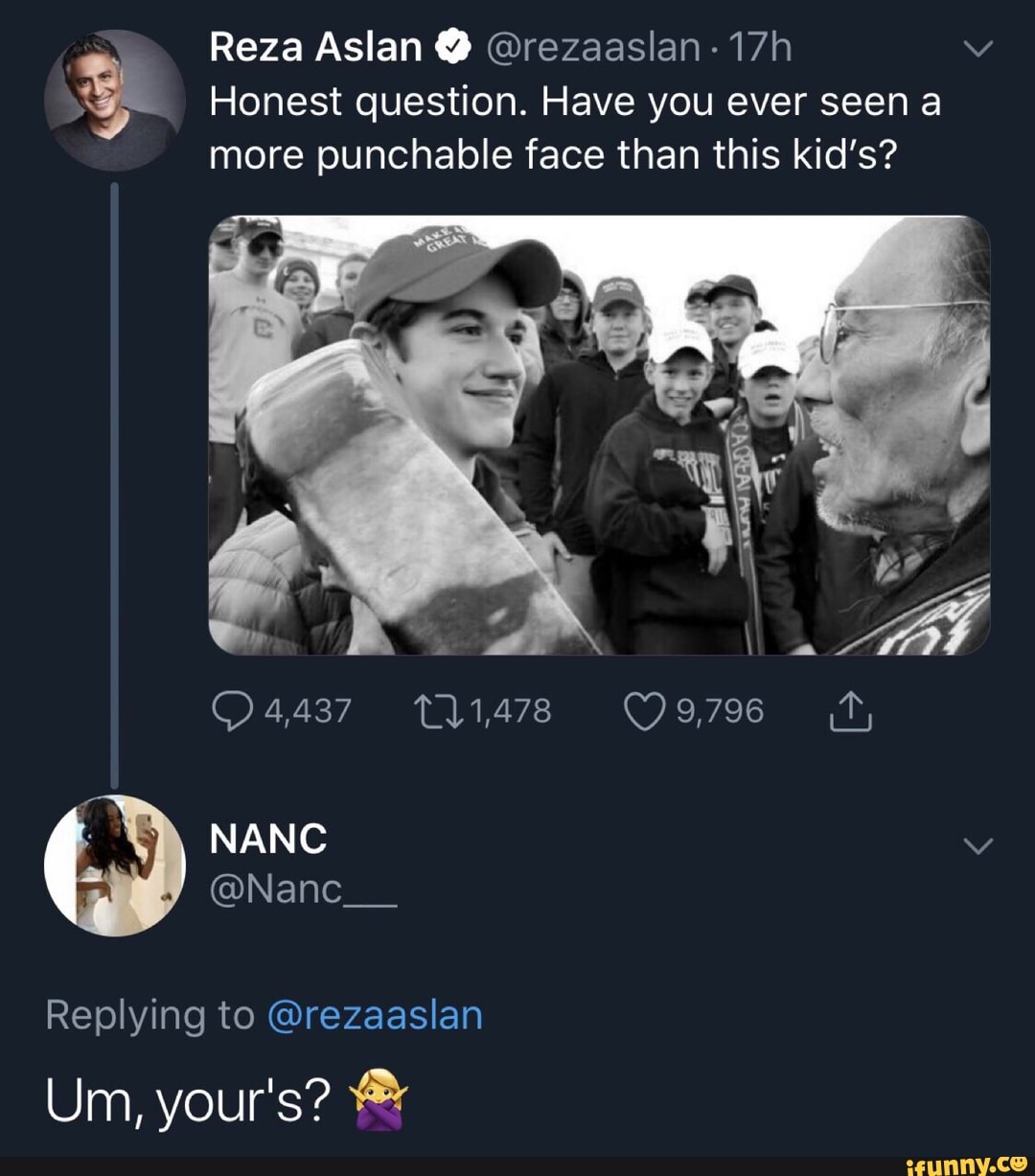 & Honest question. Have you ever seen a more punchable face than this ...