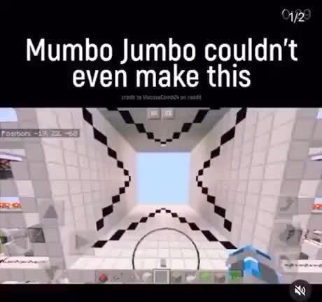 Op Mumbo Jumbo couldn't even make this - )