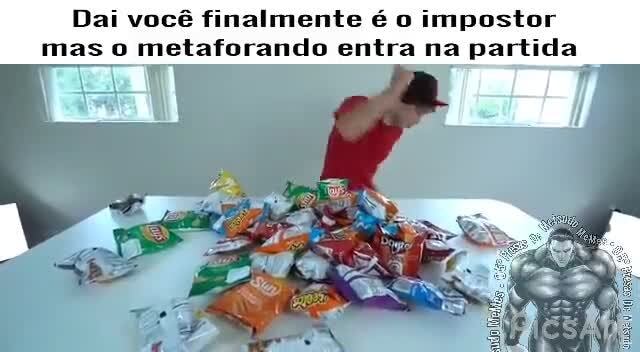 Dai você finalmente é o impostor mas o metaforando entra na partida - )