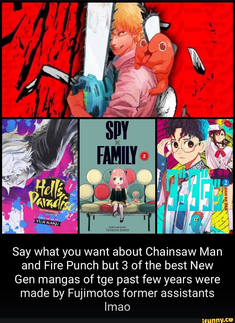 Say what you want about Chainsaw Man and Fire Punch but 3 of the best ...