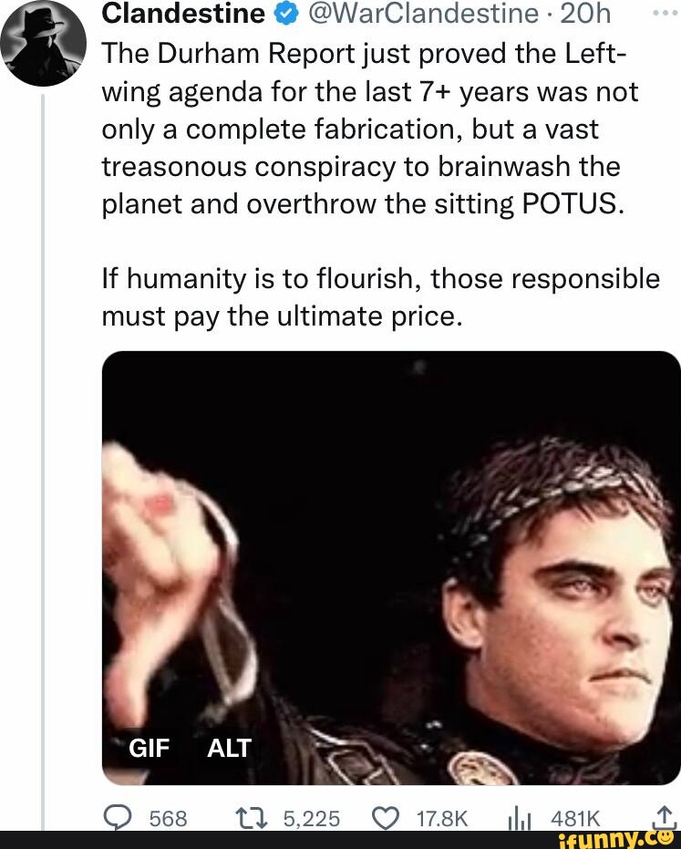 Gladiator Thumbs Down Meme