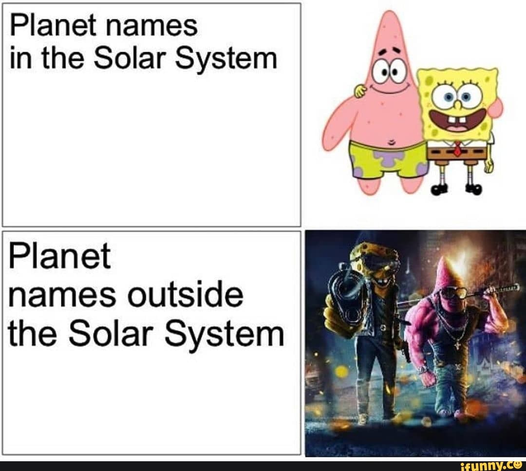 Planet names in the Solar System Planet names outside the Solar System ...