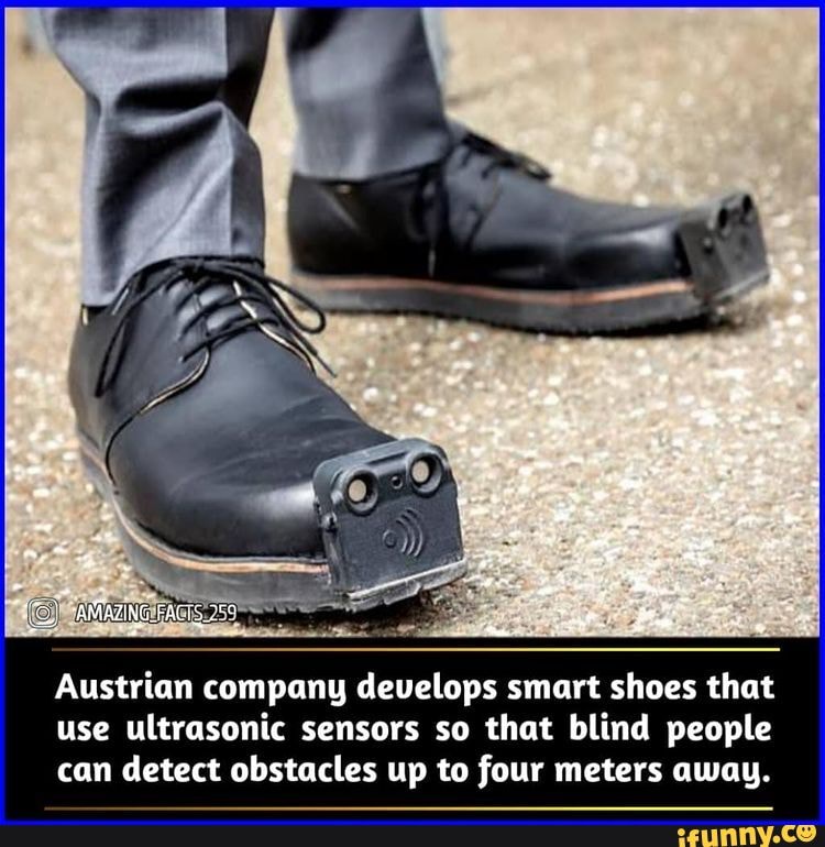 AMAZING Austrian company develops smart shoes that use ultrasonic ...