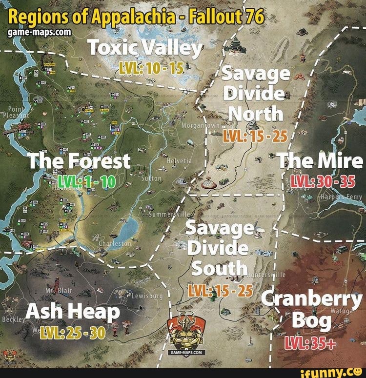 The Divide Fallout Map