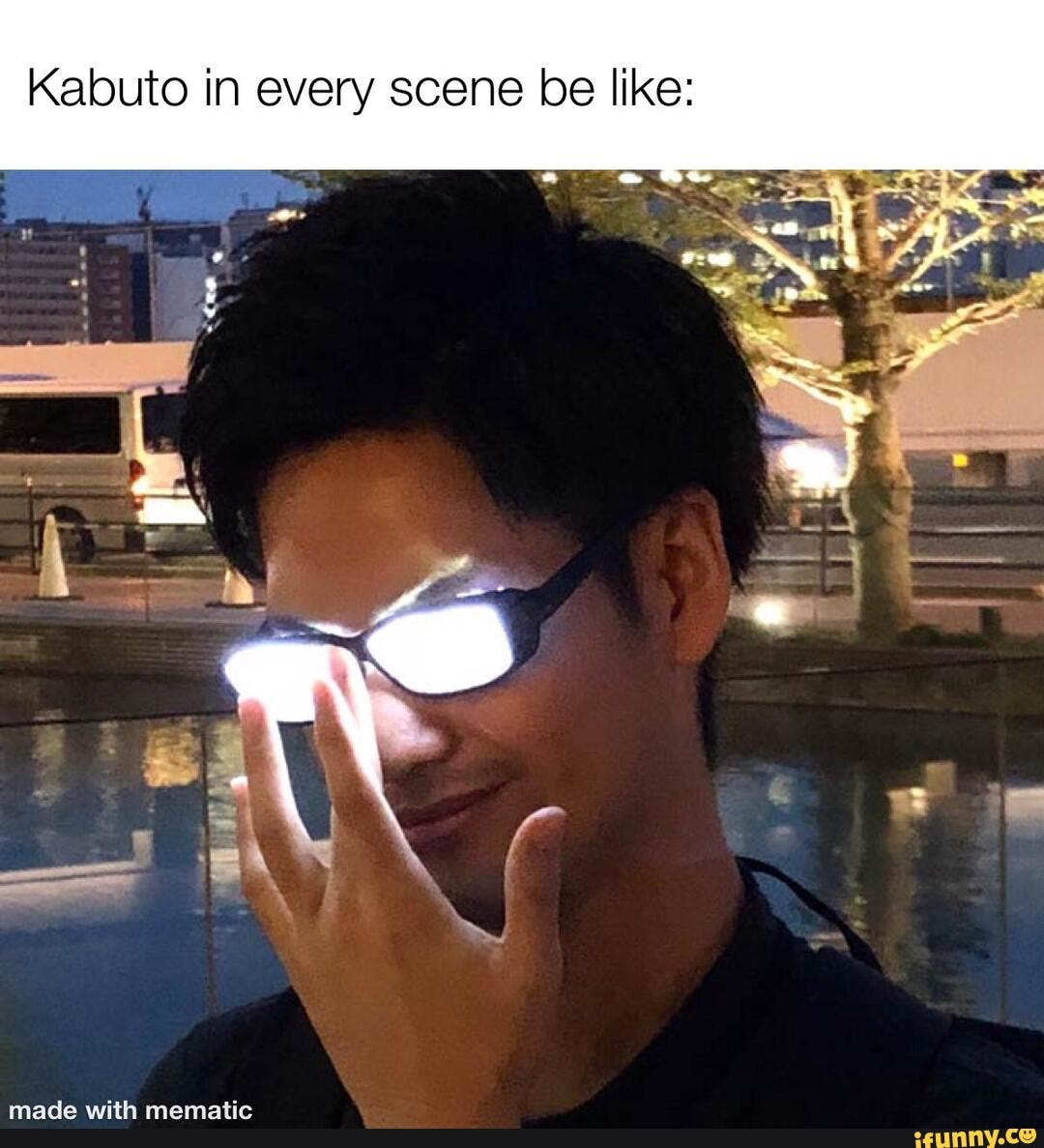 Kabuto in every scene be like: - iFunny