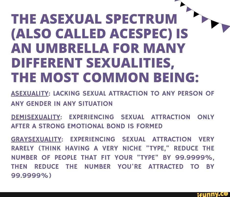 The Asexual Spectrum Also Called Acespec Is An Umbrella For Many