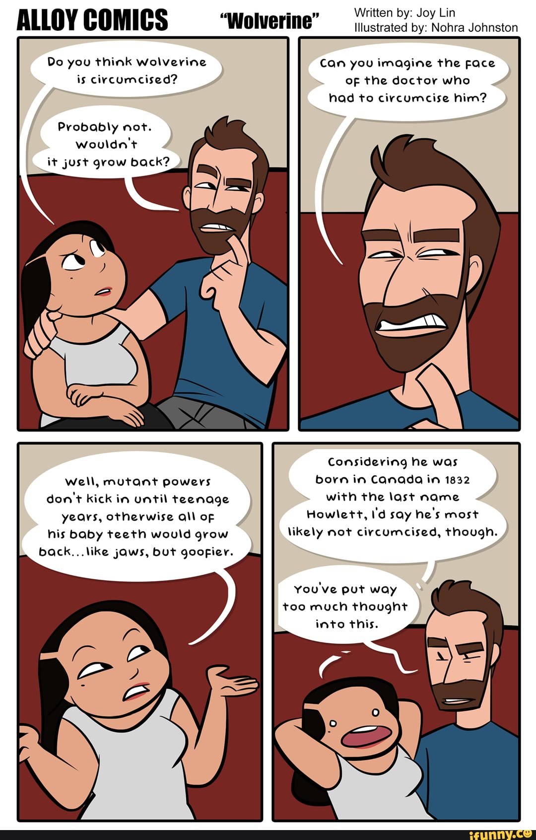 Written by: Joy Lin ALLOY COMICS "Wolverine" Illustrated by: Nohra ...