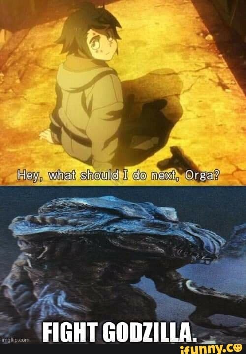 FIGHT GODZILLA. - iFunny