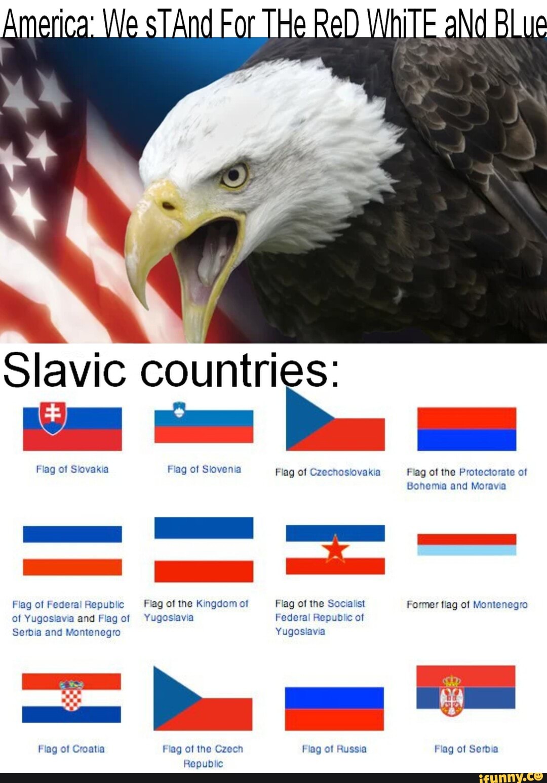 Slavic countries: Flag of Slovakia Flag of Slovenia Flag of ...