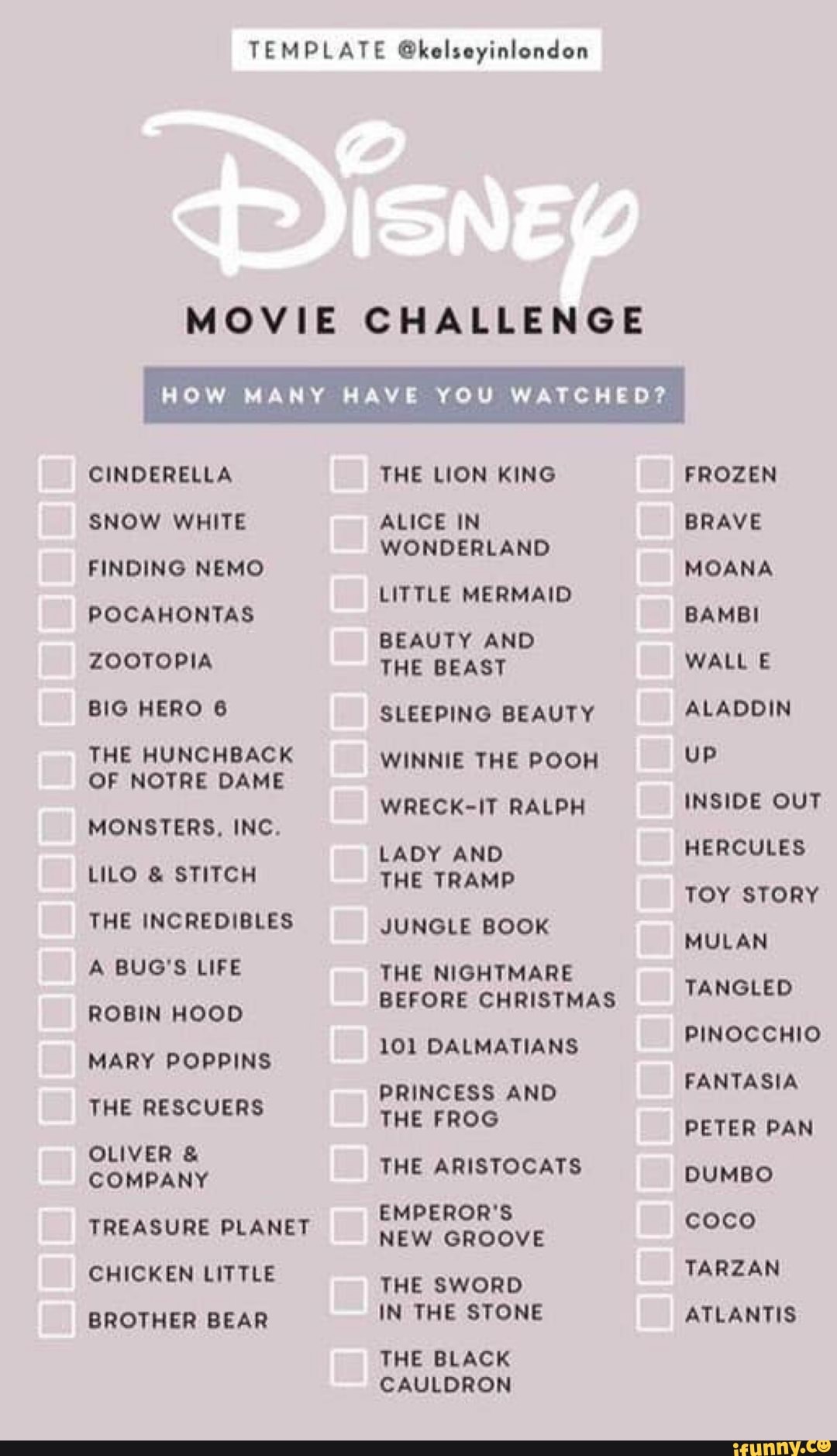 TE M DL ATE @kolsoyinlondon MOVIE CHALLENGE HOW MANY HAVE" YOU WATCH ...