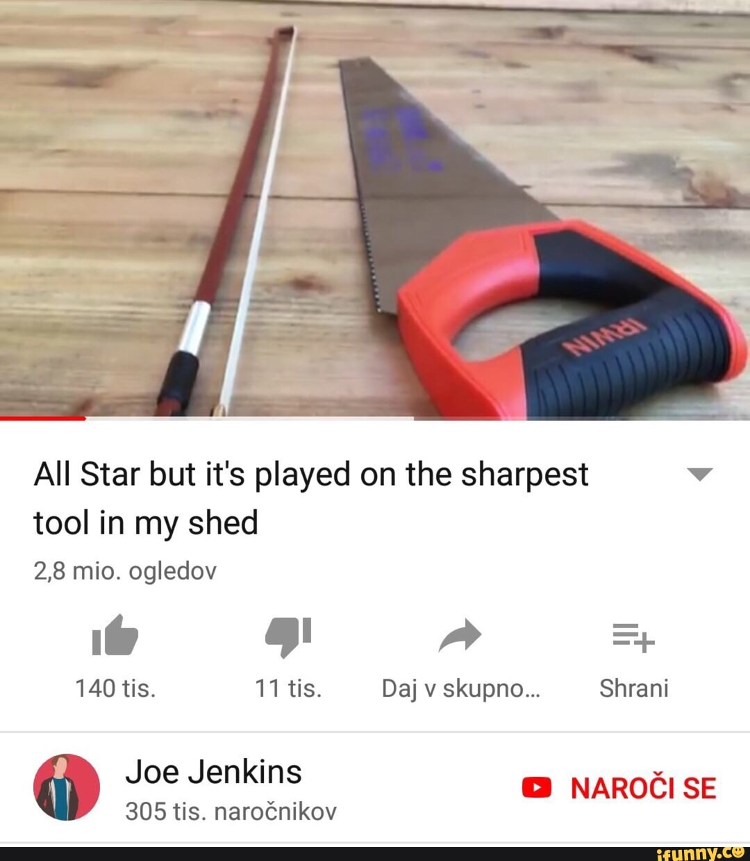 All Star but it's played on the sharpest tool in my shed V - iFunny