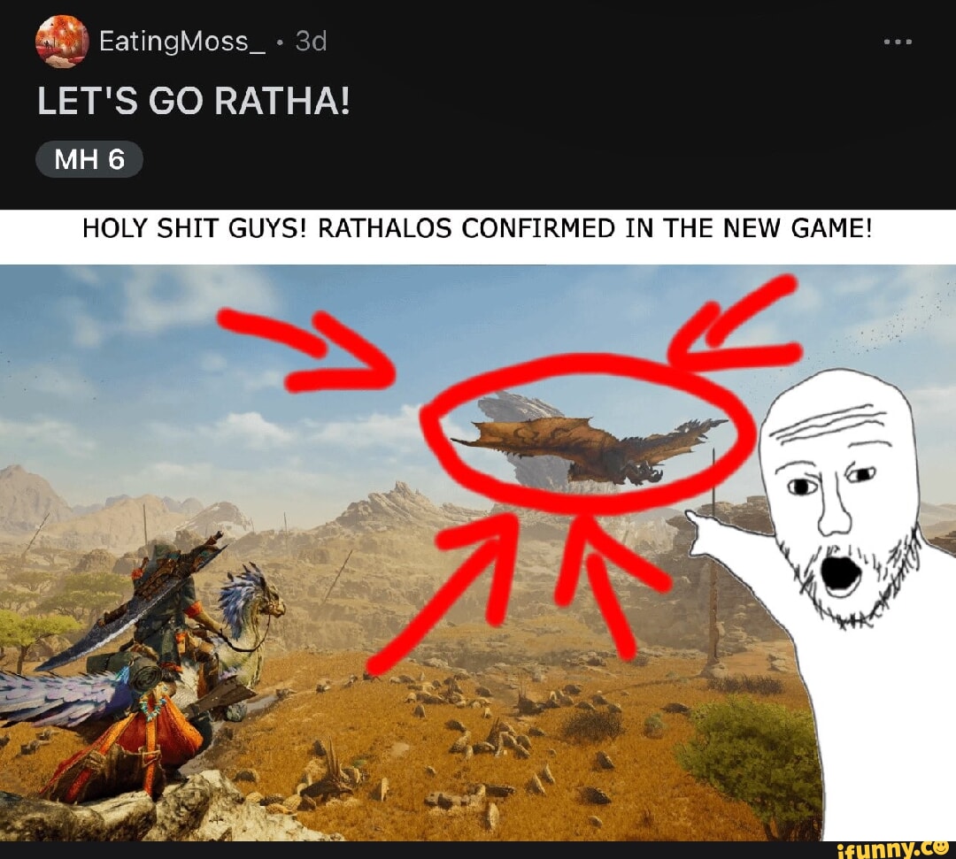 Rathalos memes. Best Collection of funny Rathalos pictures on iFunny
