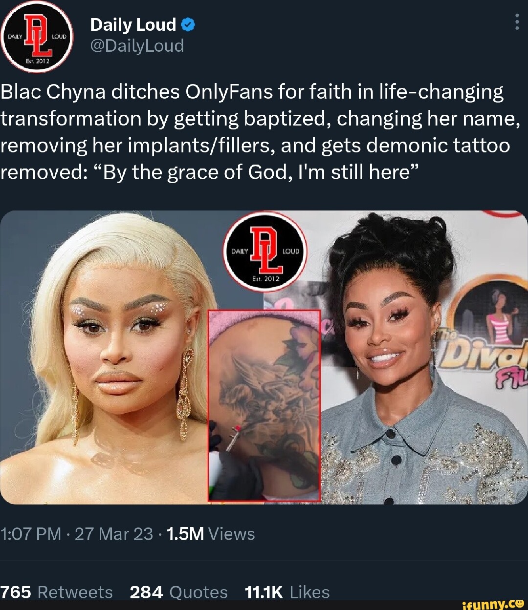 Daily Loud Blac Chyna ditches OnlyFans for faith in life-changing transformation by getting ...