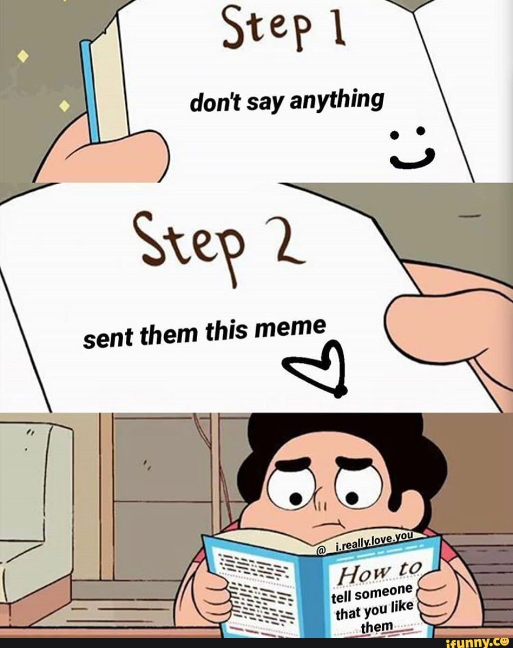 Step don't say anything Srep 2 sent them this meme - iFunny