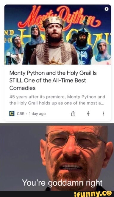 Monty Python and the Holy Grail Is. STILL One of the All-Time Best ...