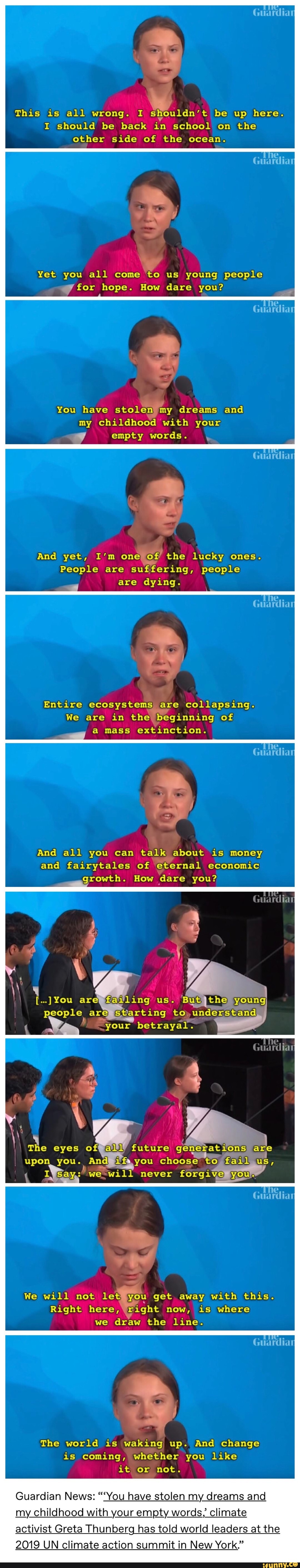 This is all wrong. I shouldn’t be up here. I should be back in school ...