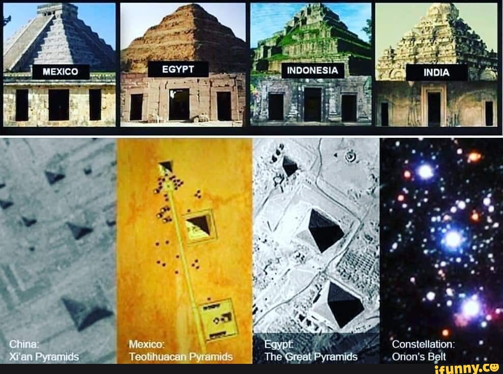 EGYPT INCA, Wan Mexico: 'Constellation: Pyramids Teothuscan Pyramids ...