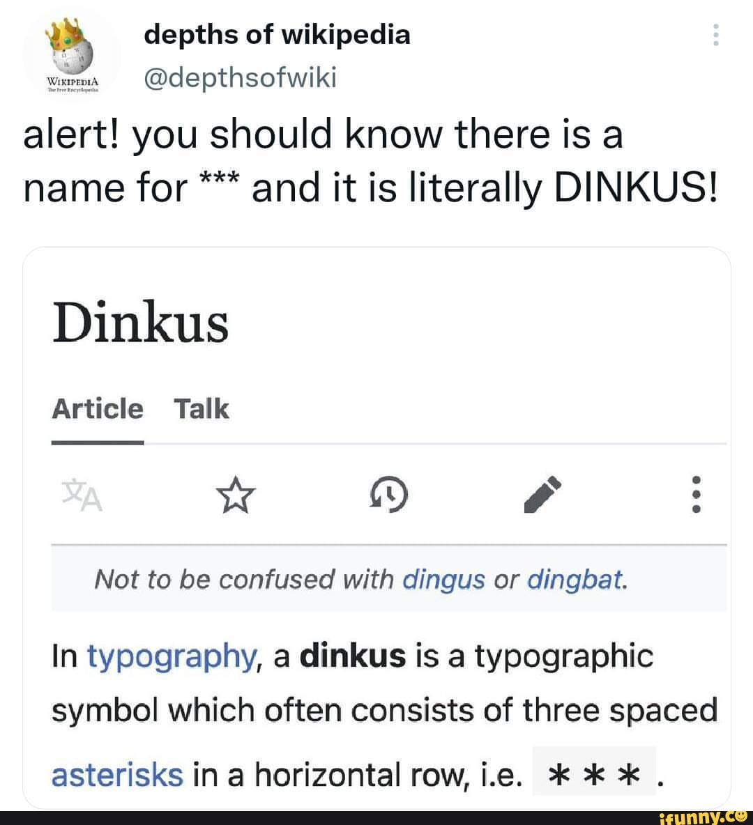 Sr, depths of wikipedia warm @depthsofwiki alert! you should know there ...