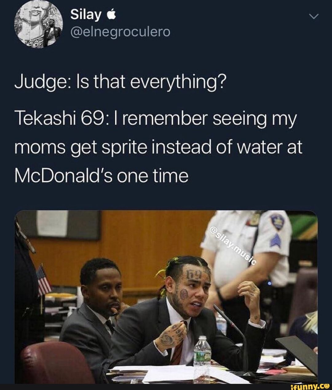 Judge: Is that everything? Tekashi 69: I remember seeing my moms get ...