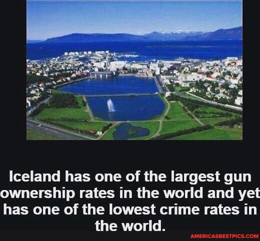 Iceland has one of the largest gun ownership rates in the world and yet ...