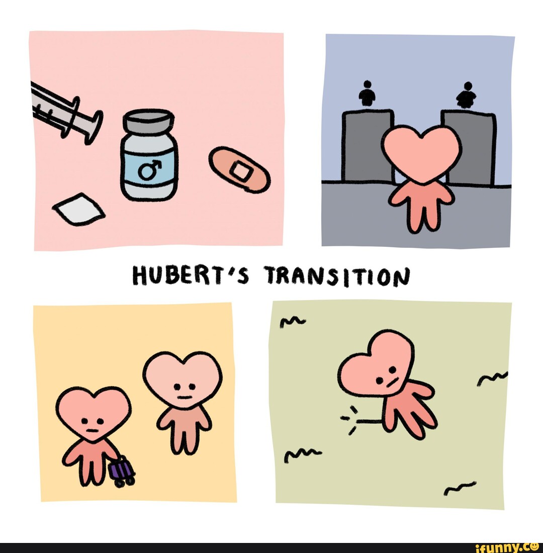 Lil comic I made about the struggle of trans people featuring Hubert a ...